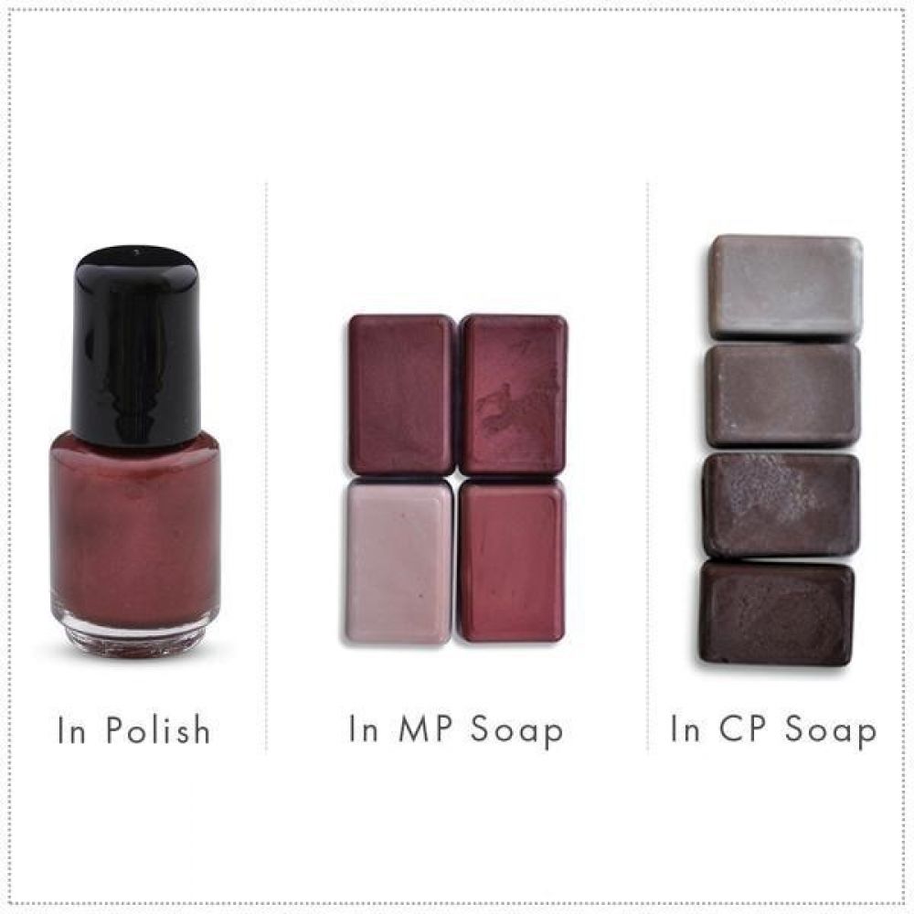 Deep russet red brown luxury mica colorant pigment powder cosmetic grade 1 oz buy